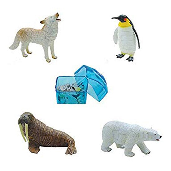 Polar Life Arctic Animals in Icebergs Puzzle – Nature Discoveries